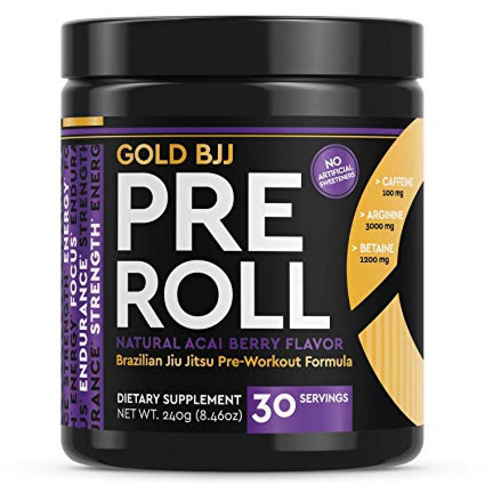 Gold BJJ Pre-Roll Supplement | BJJ Gifts